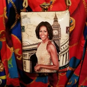 Bags | Gorgeous Michelle Obama Purse With Gold Detachable | Poshmark